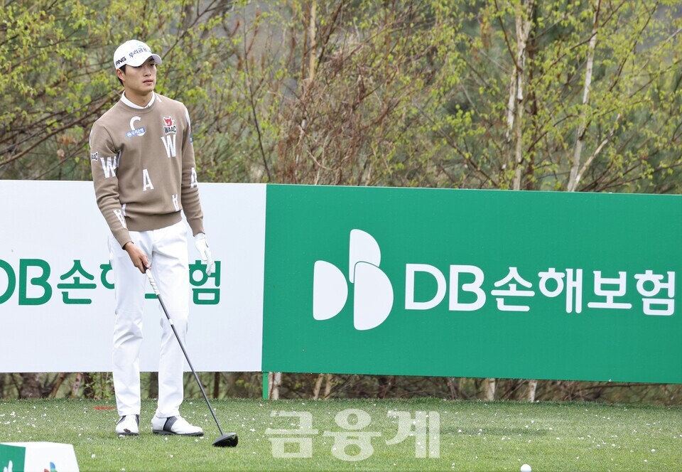 우리은행 박준홍, DB손해보험 오픈 3R 8번홀 티샷